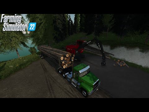 FS22 | logging timelapse | Loggers Paradise #8 | Two loads in one day ...