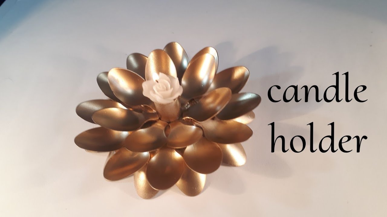creativity with disposable spoons: making stylish and special candle ...