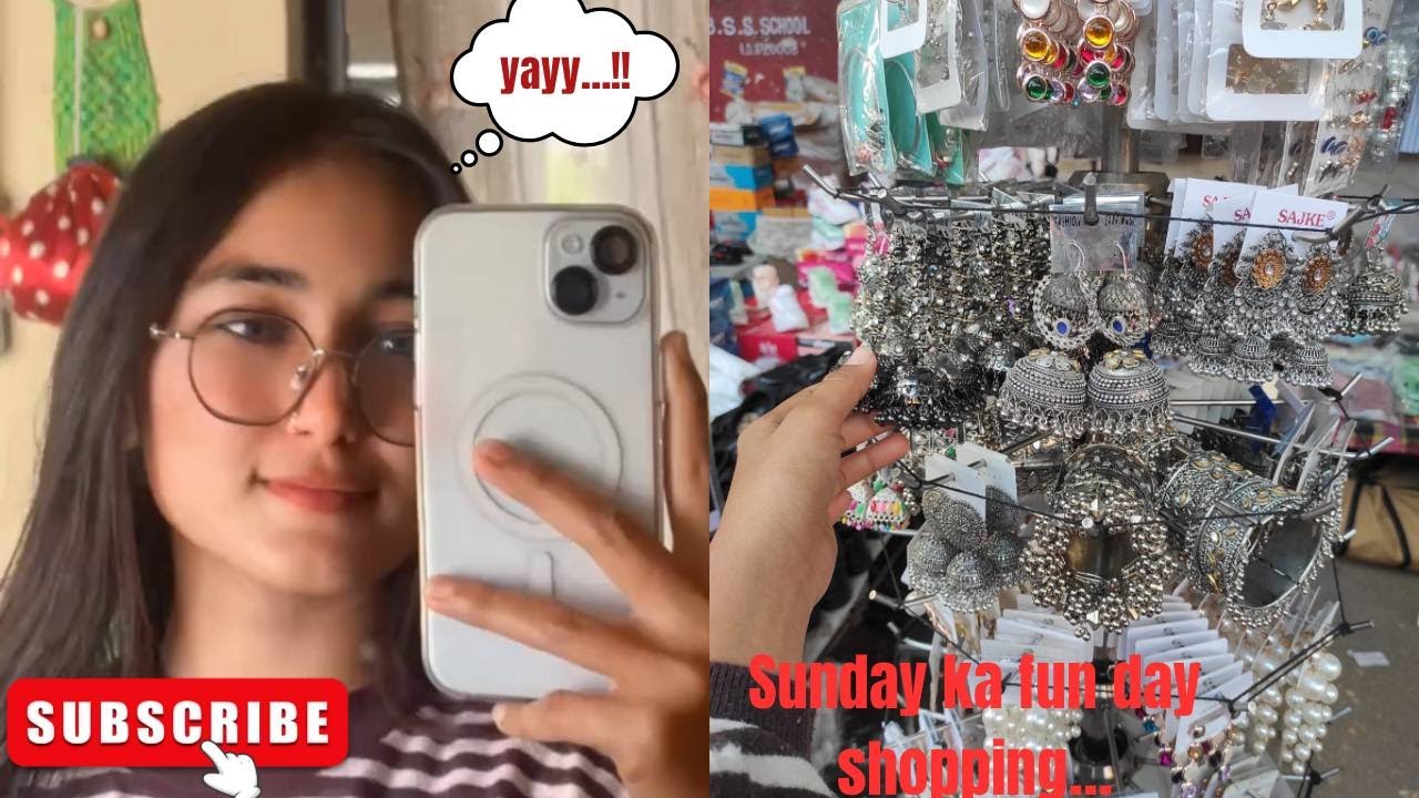 Sunday Ke Fun Day Shopping 😍 - YouTube
