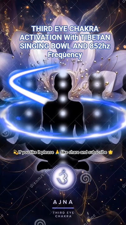 Third Eye Chakra Activation With Tibetan Singing Bowl and 852hz Frequency.#healing #shorts - YouTube