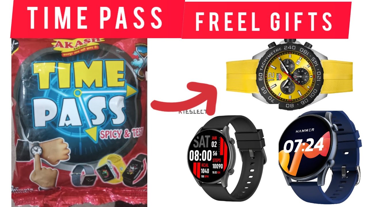 🤑 Time Pass Snacks With Free Gifts Inside ll Only ₹5 ll Itne Gifts ...