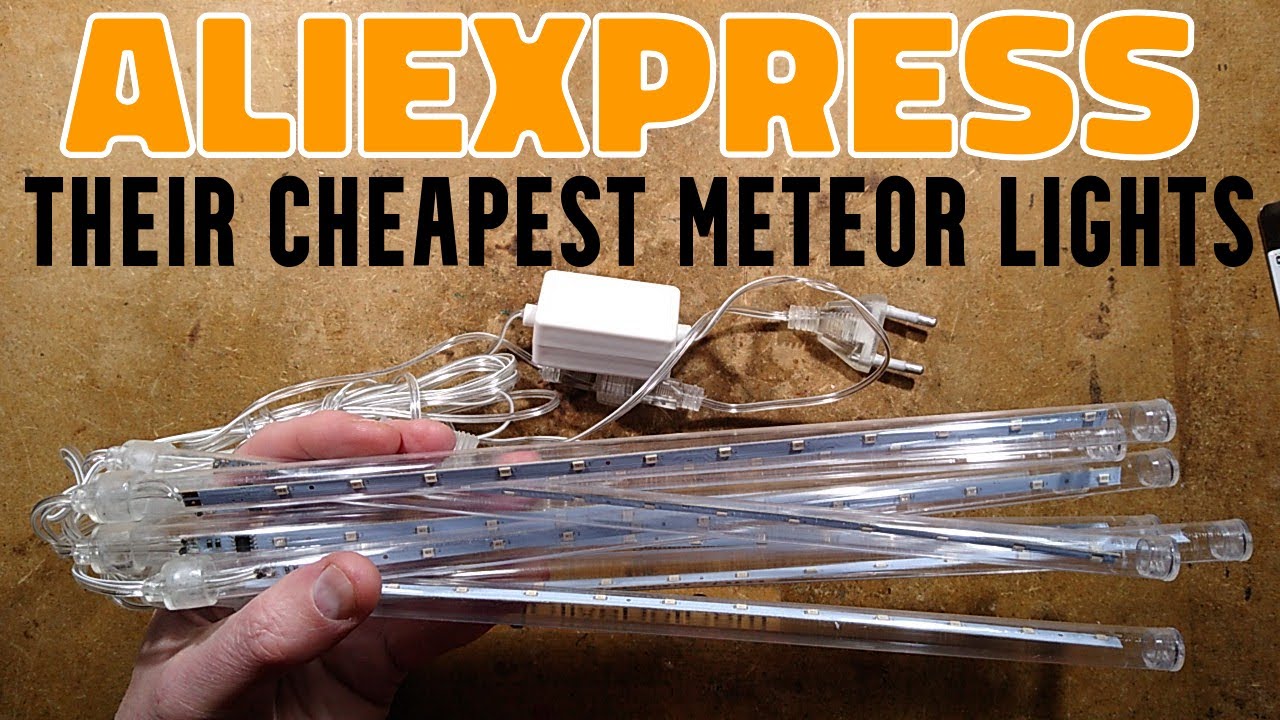Cheapest meteor lights on AliExpress - with schematics - YouTube