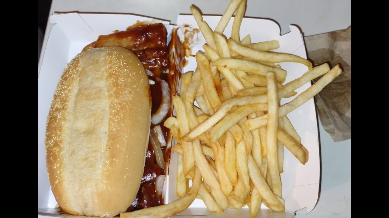 Eating With Kevin Food Review: First Time Ever Trying The McRib From ...