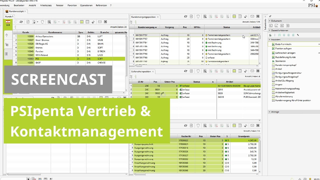 PSIpenta Vertrieb & Kontaktmanagement - YouTube
