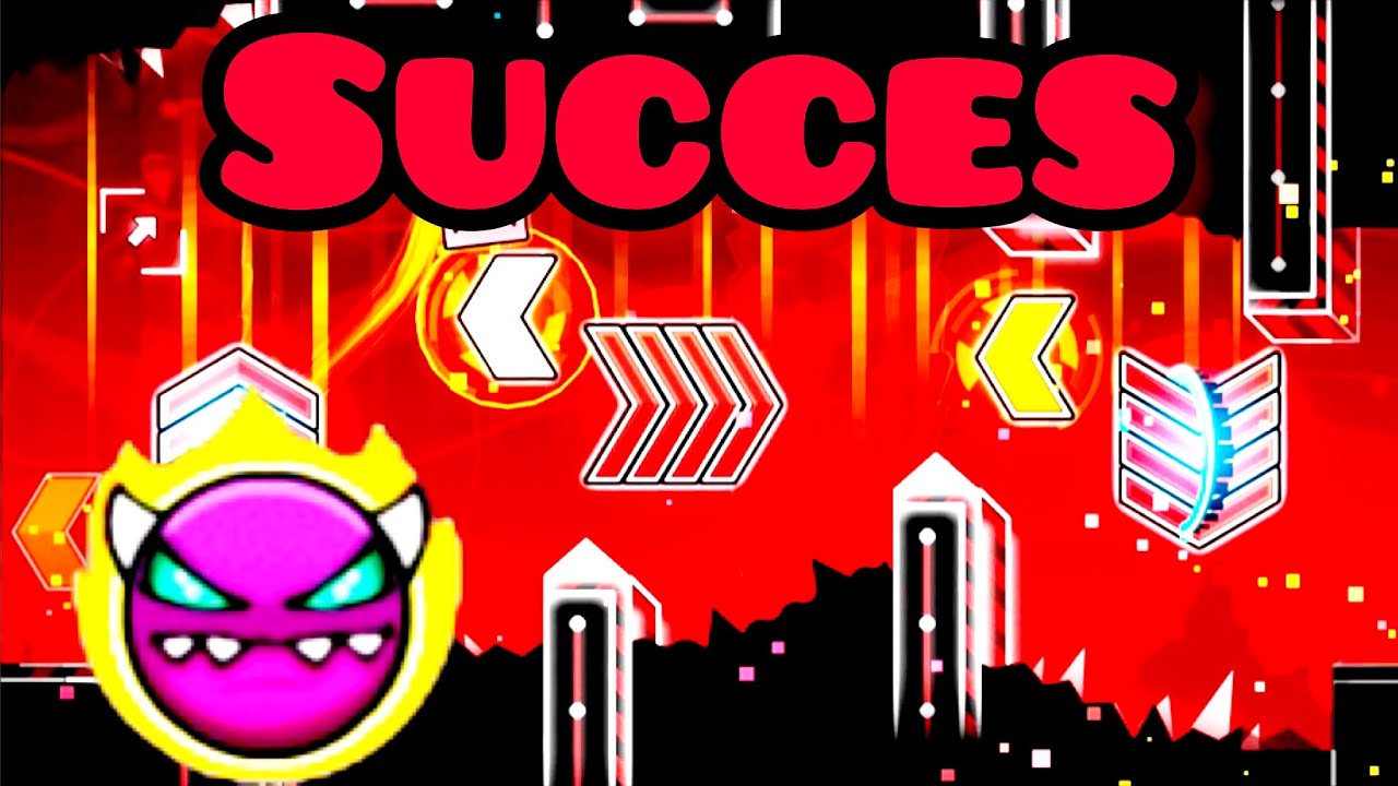 Success by Dudex! Geometry Dash Medium Demon - YouTube