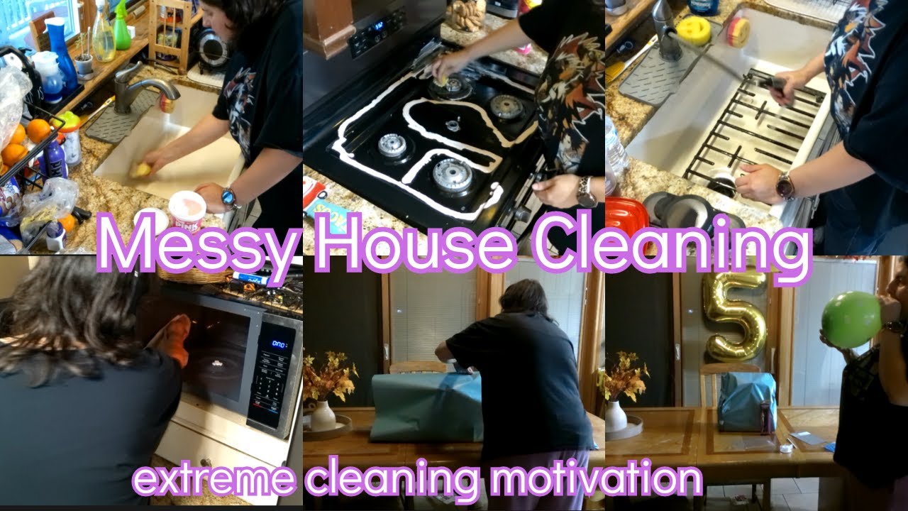 Messy Clean With Me 🧼 | Extreme Cleaning Motivation - YouTube