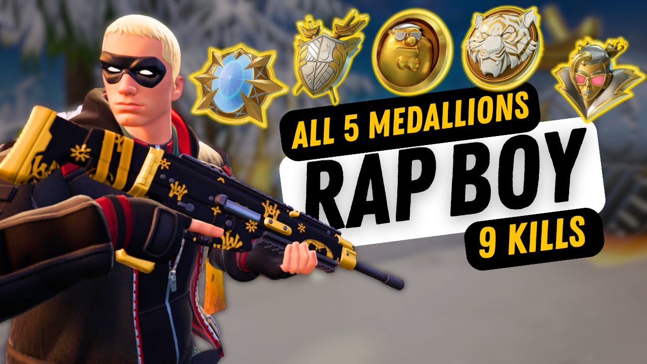 Ch5 S1 - Rap boy Gets All 5 Medallions - 9 Kills - YouTube