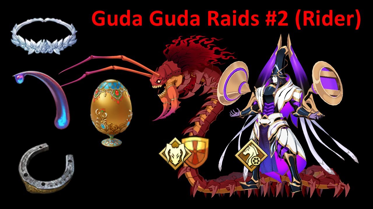 FGO Guda Guda Raids #2 (Rider) 90++ - YouTube