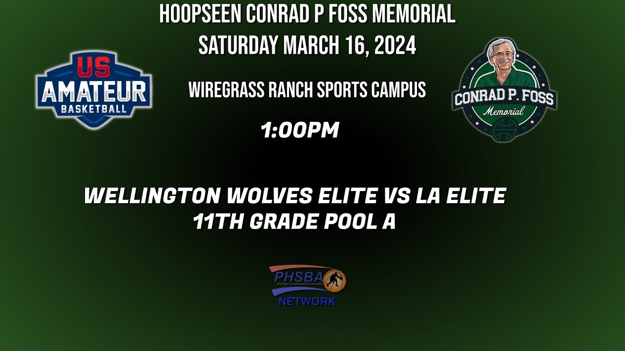 Wellington Wolves Elite vs LA Elite/ 11 grade Pool A - YouTube