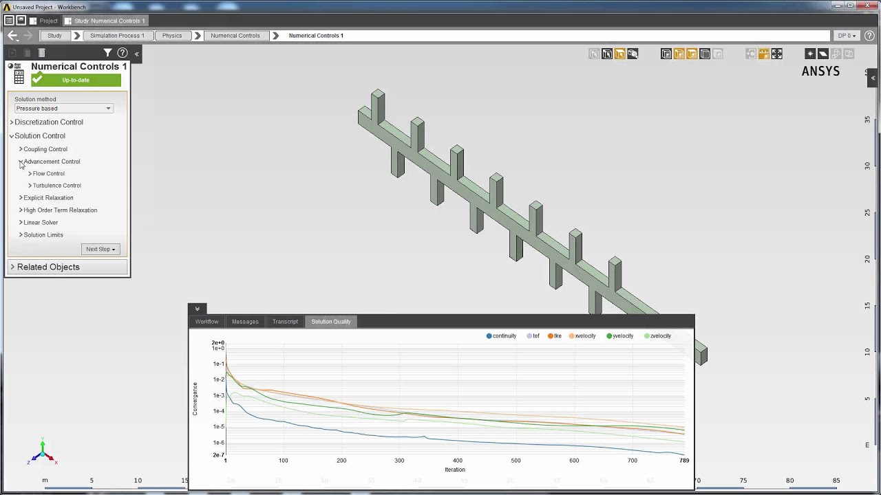 ANSYS AIM Convergence - YouTube
