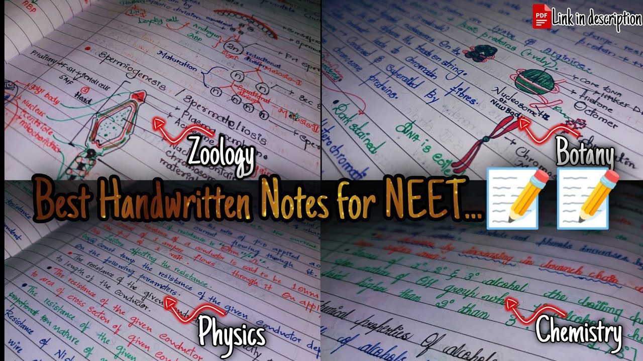BEST AND FREE😵😵HANDWRITTEN🙇🙇NOTES FOR NEET ASPIRANTS📚📚ALL CONCEPT WISE ...