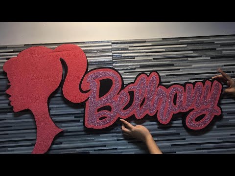 ONLINE BUSINESS / DIY LETTERS CUTTING / SABINA BARBIE