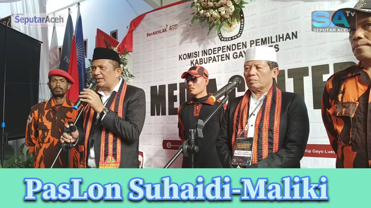 Pasangan Calon Bupati/Wakil Bupati Priode 2025-2030, Suhaidi-Maliki ...
