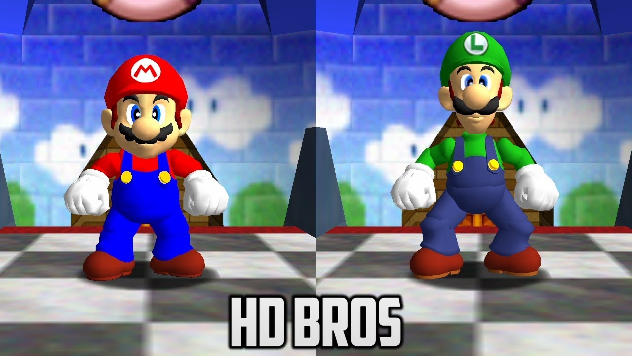 ⭐ Super Mario 64 PC Port - HD Bros. v1.0 - YouTube