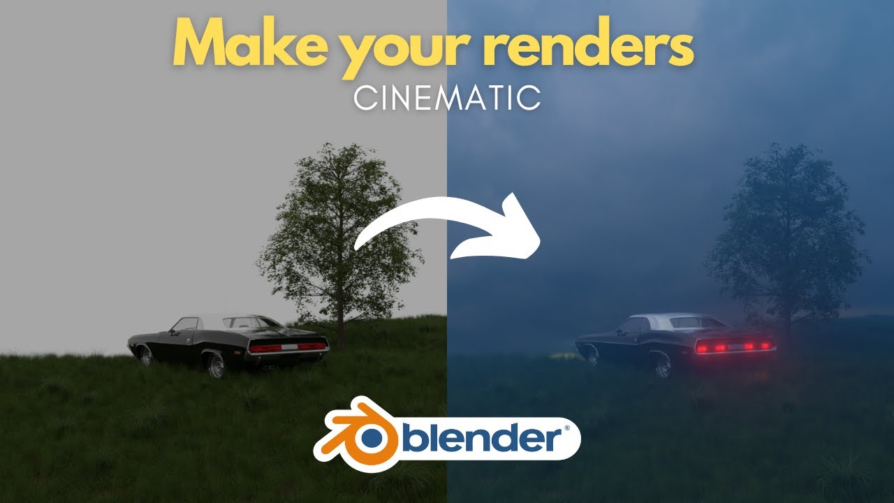 Make Your Render Cinematic in Blender #blenderguru #blenderforbegginer ...
