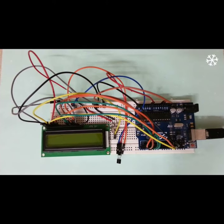 Arduino temperature sensor || LM35 || 16X2 LCD display || - YouTube