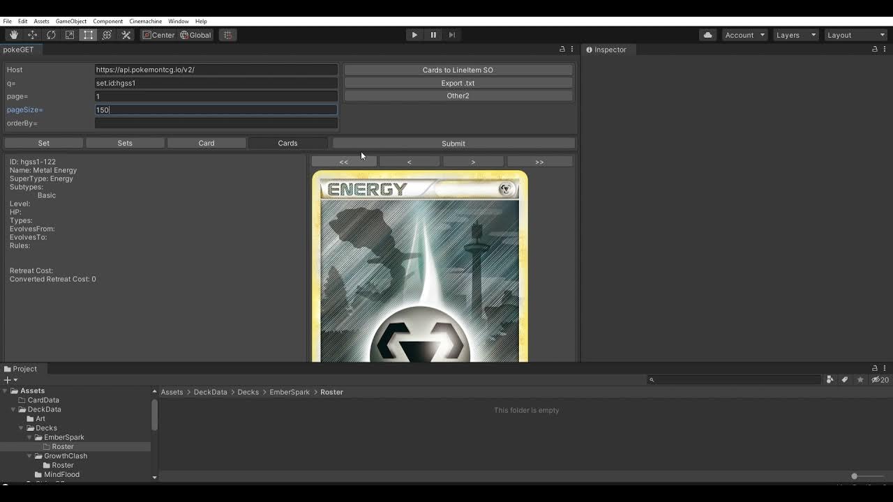 New Feature :: Export Cards to SO :: PokeTCG RestAPI Unity Custom EditorWindow. - YouTube