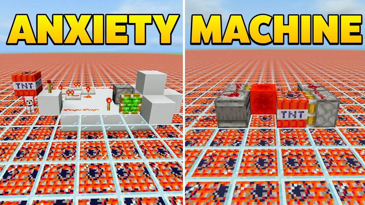 Minecraft: 3 Simple Anxiety Machine Builds! (Tutorial) - YouTube
