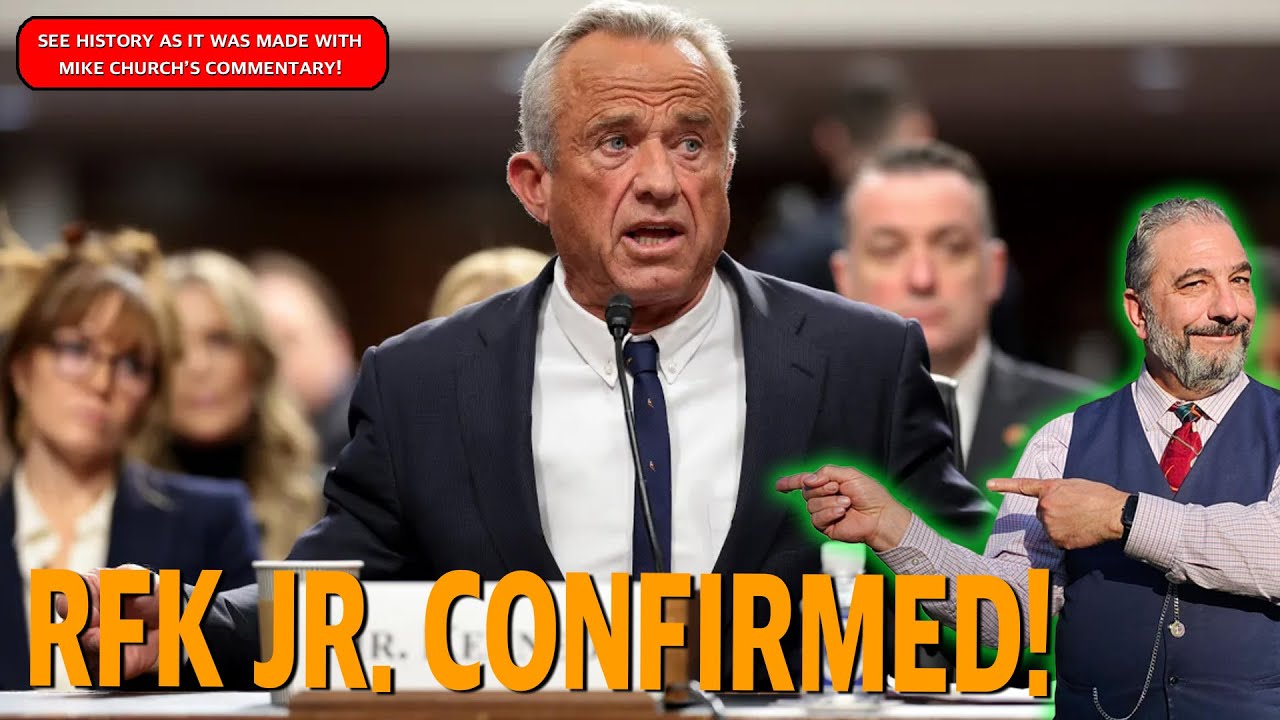 Watch History Being Made RFK Jr.'s Confirmation Vote with MIKE CHURCH ...