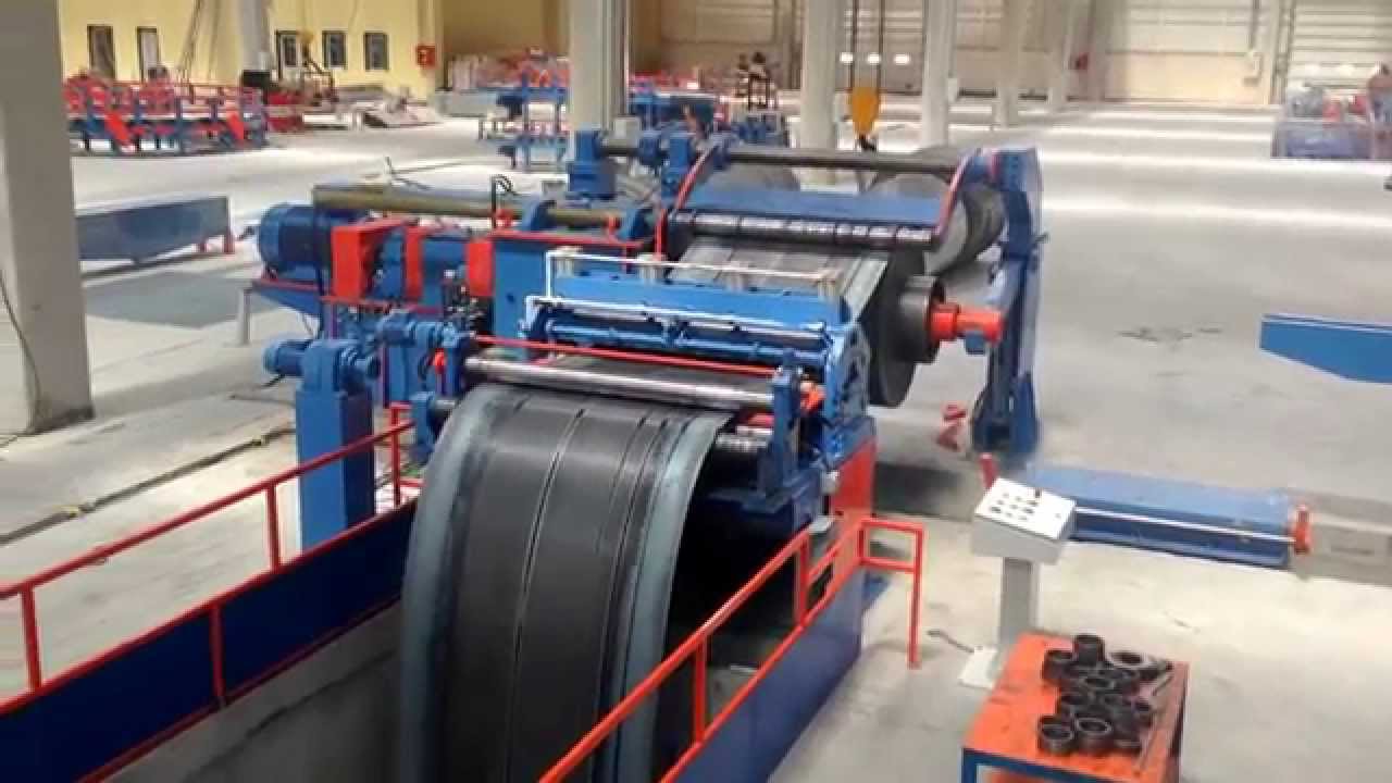 Coil Slitting Line - YouTube