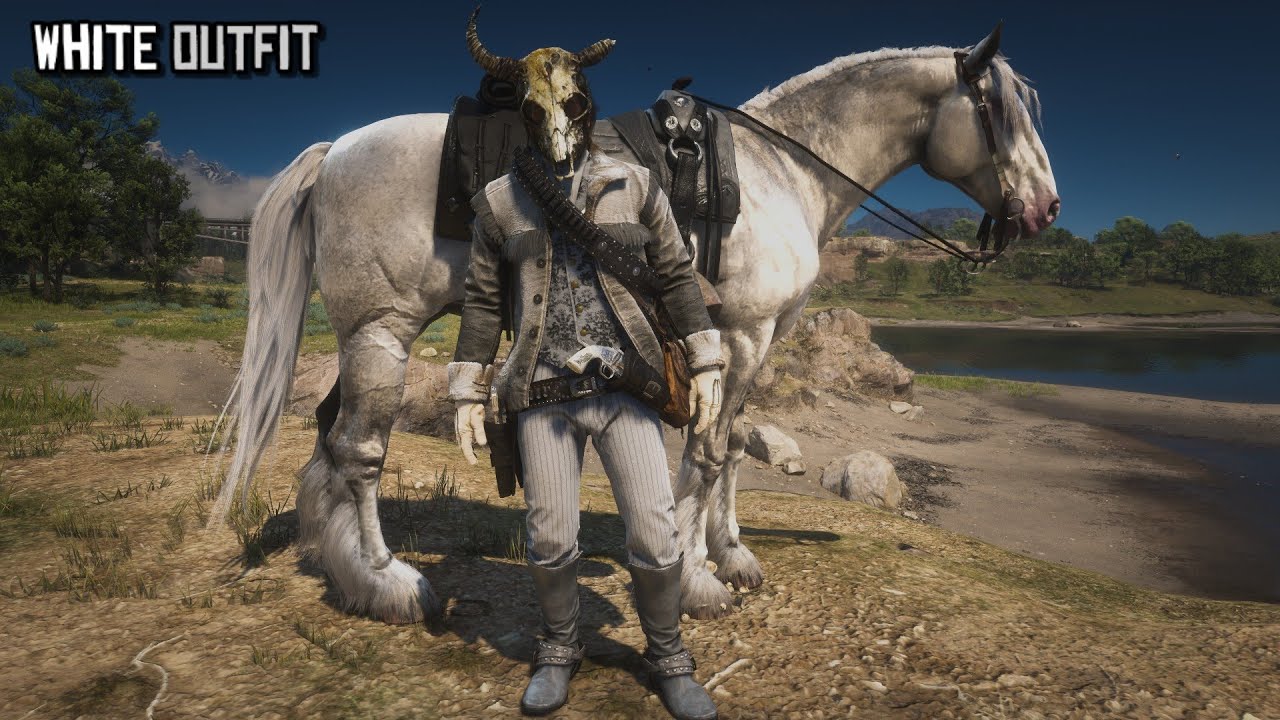 The Legendary All White Outfit for Arthur | Red Dead Redemption 2 - YouTube