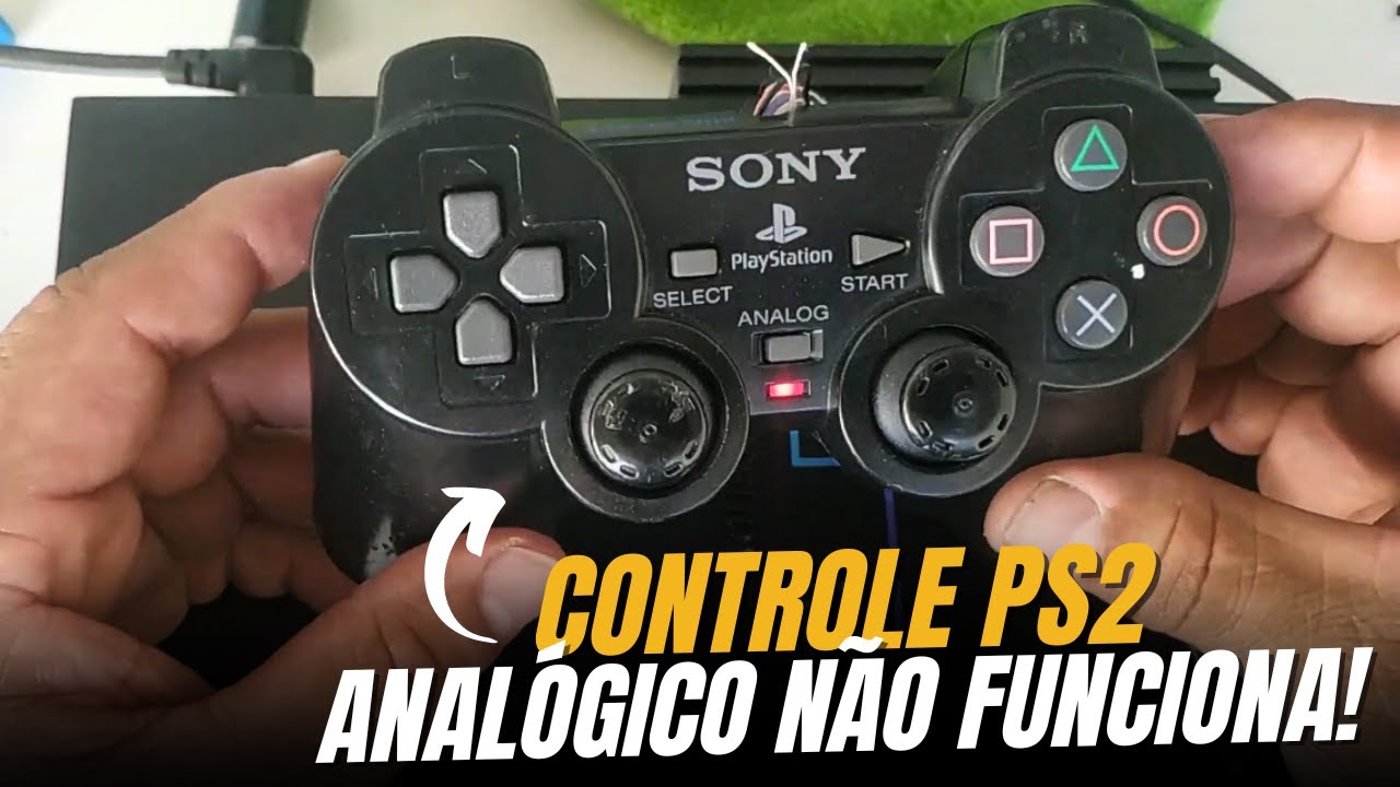 CONTROLE PS2 - ANALÓGICO NÃO FUNCIONA! RESOLVIDO. - YouTube