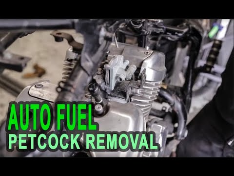 How To Remove the Auto Fuel Petcock - YouTube