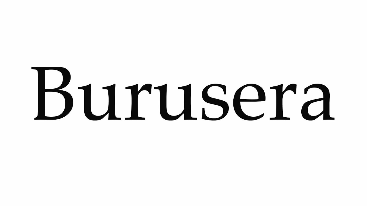 How to Pronounce Burusera - YouTube