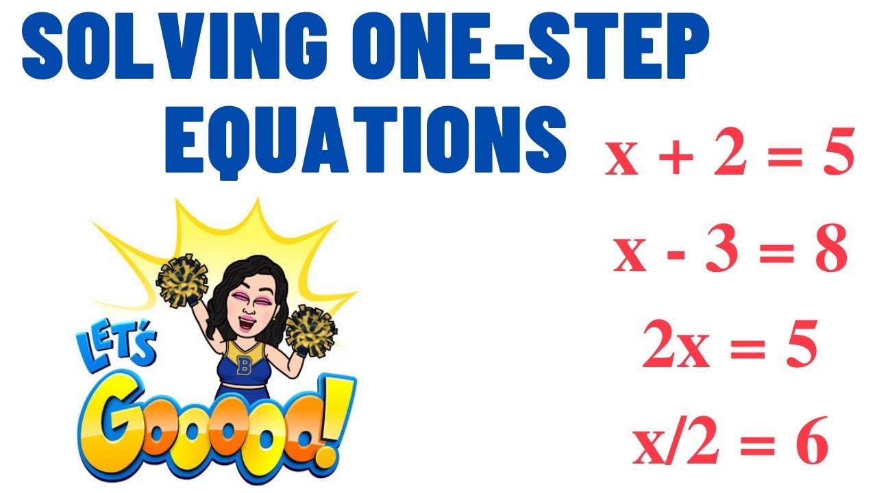 Solving One-Step Equations | Algebra Grade 6 - YouTube