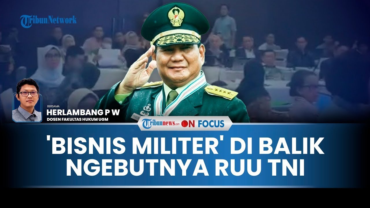 🔴[PORTRAIT] Motif DPR Ngebut Rapat RUU TNI Tertutup, Pengamat: Bisnis ...