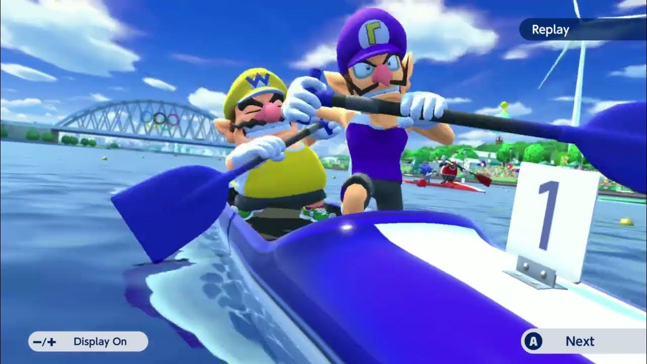 Mario & Sonic At The Olympic Games Tokyo 2020 Event Canoe Double( c 2) 1000m - YouTube