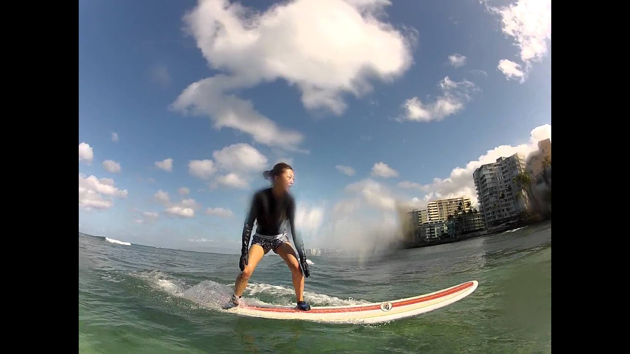 HAWAII SURF LESSON 5-28-12 TAKA SURF HAWAII - YouTube