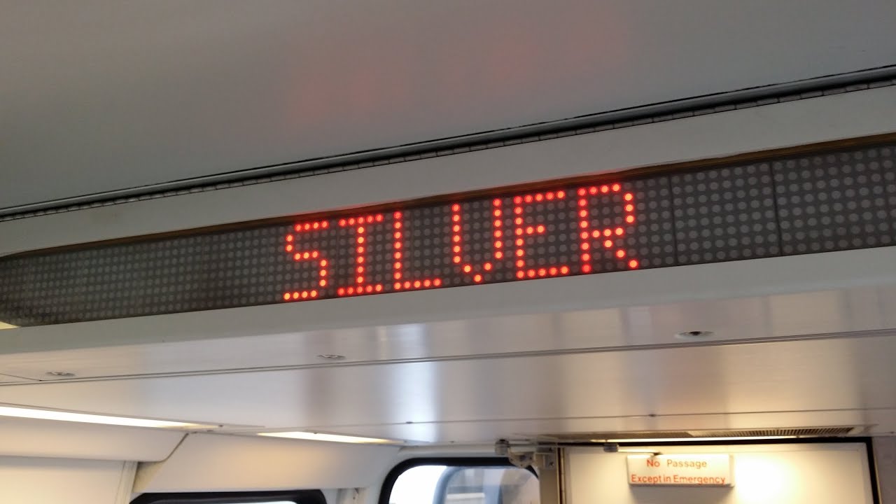 Departure of the first Silver Line train - YouTube