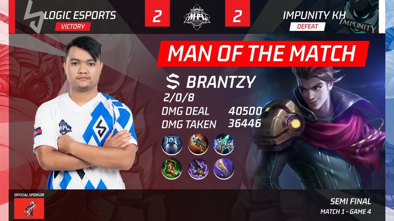 LOGIC ESPORTS VS IMPUNITY KH-GAME4. MPL 2022. /01/10 - YouTube
