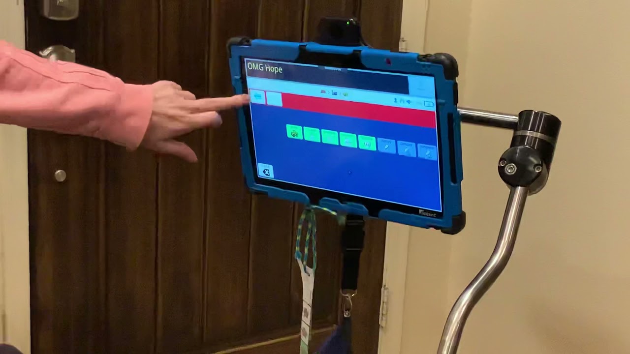 Using his AAC device along with much practice and modeling Carter said ...