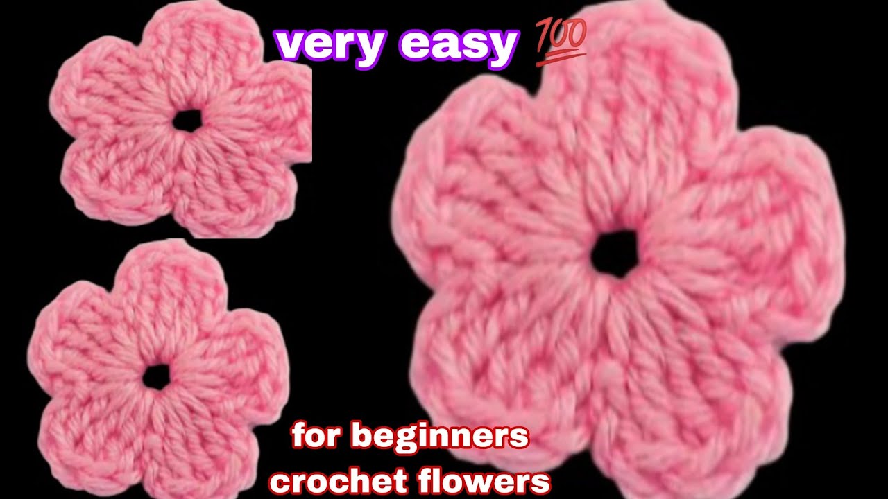 [How to] [Crochet] [ Flower's] [for Beginners][Step by step] | [Crochet ...