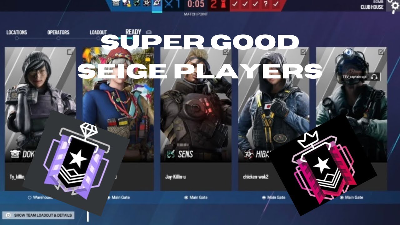 Best Copper Players in Rainbow Six Seige - YouTube