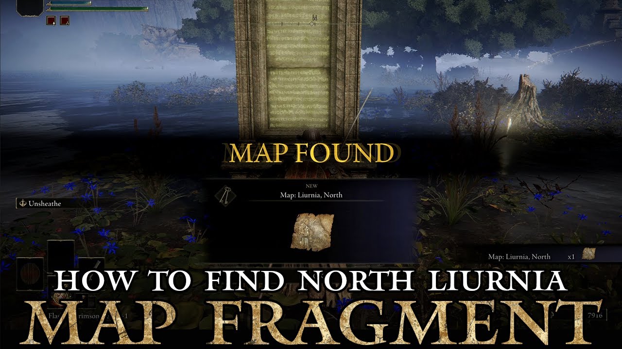 How to find the North Liurnia Map Fragment in Elden Ring - YouTube