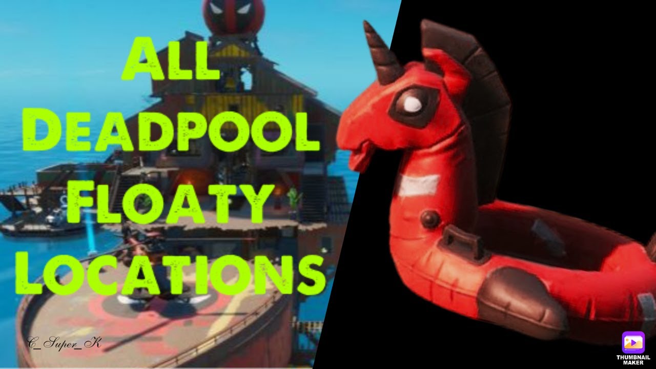 All Deadpool Floaty Locations - Week 2 Challenge - YouTube