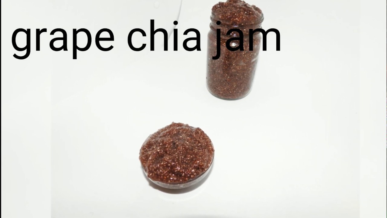 Grape chia jam (186) - YouTube