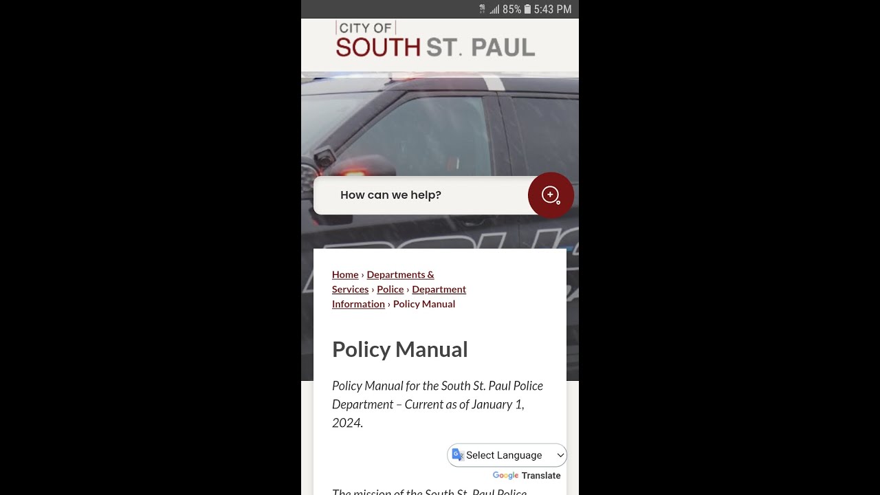 Serena from ssp police department - YouTube