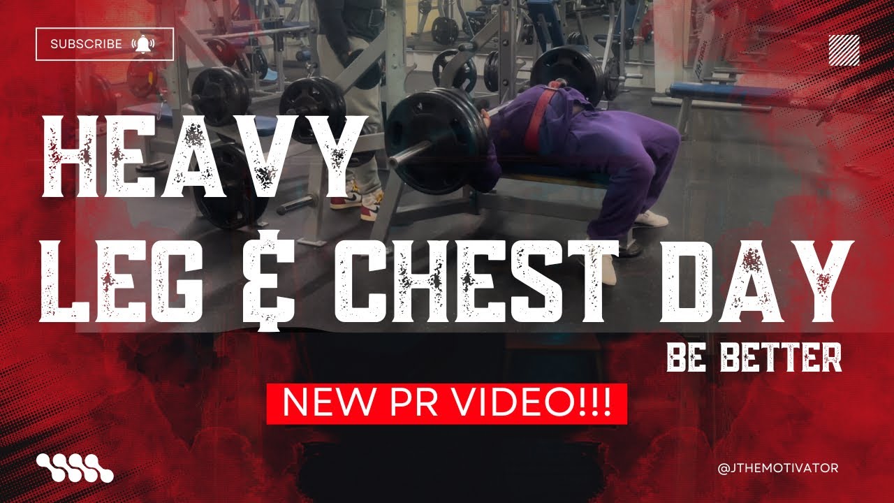 Legs & Chest Workout January 17th, 2025 - YouTube
