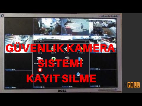 Güvenlik Kamera Sistemi Kayıt Silme İşlemi | Kamera Kaydı Silme | Kayıt Cihazı Hard Disk Formatlama