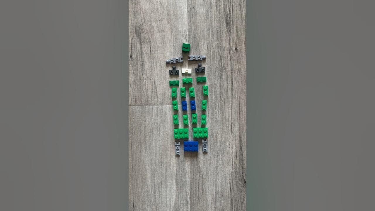 мутант зомби из лего! 27 деталей! #lego #minecraft #mutant # ...