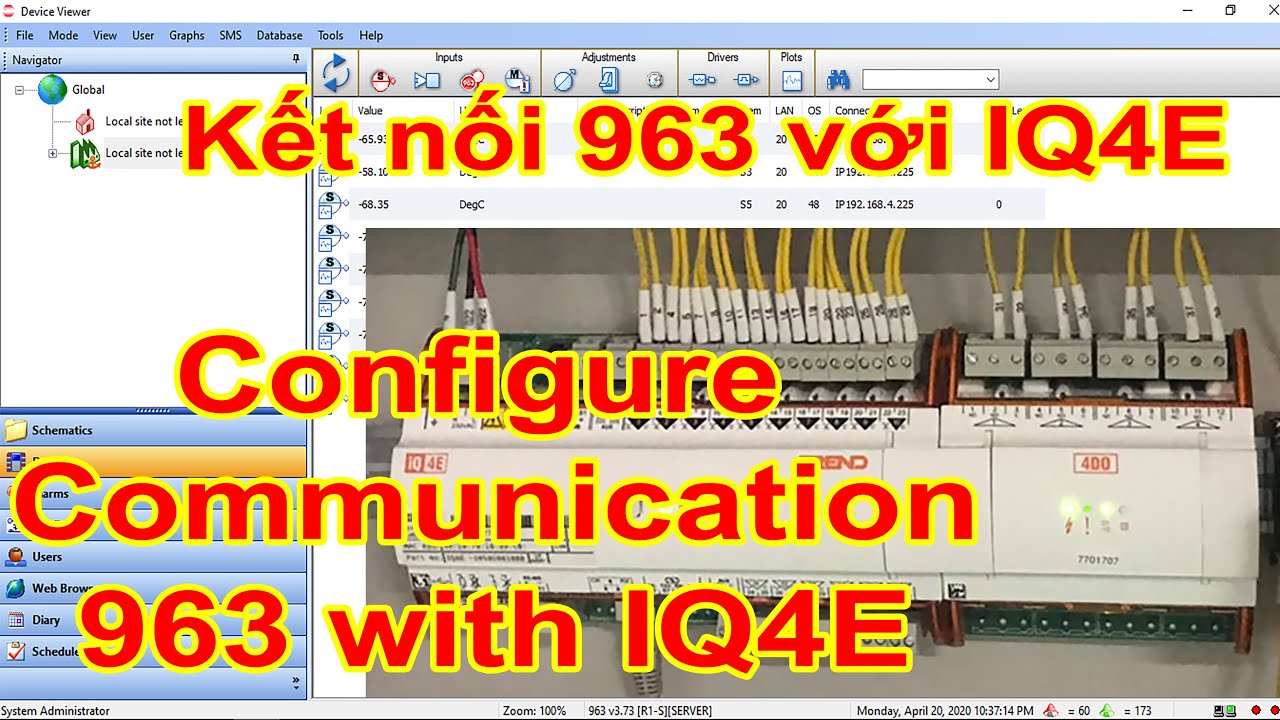 Configure communication 963 supervisor with IQ4E controller -P4 | Kết ...