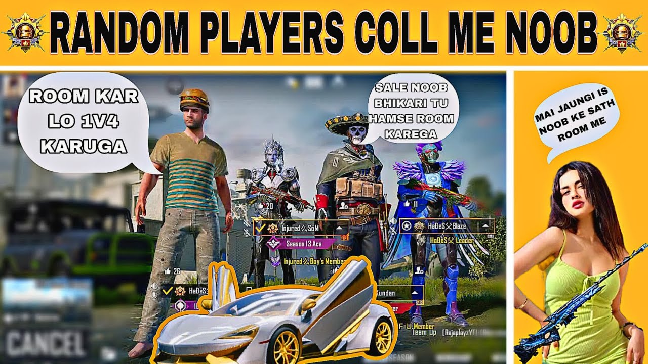 THEY CALL ME NOOB 🥺🥺 THEN I CHALLENGED THEM FOR 1VS4 ROOM TDM 😈😈🔥🔥 # ...