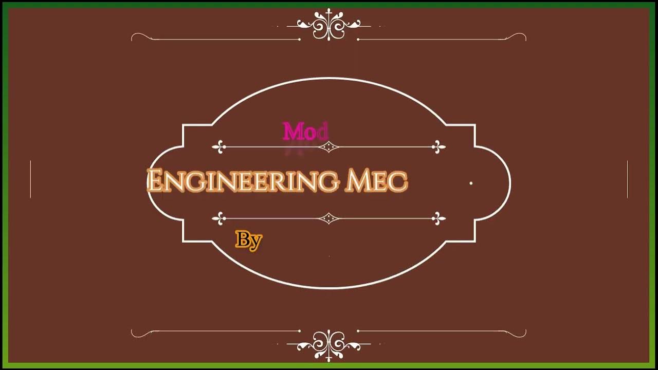1. Module 1 Basic Concepts (Engineering Mechanics) II Design &Analysis ...