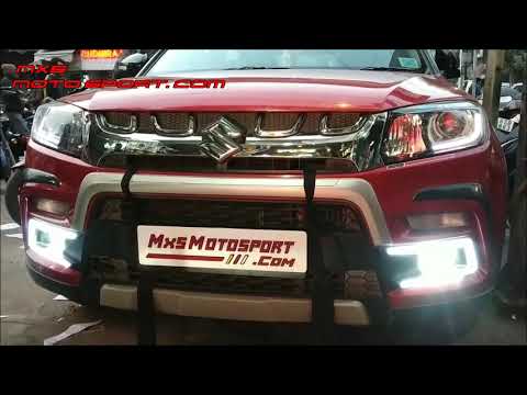 V1958 Maruti Brezza Projector Headlights & High Hi Low Bi Xenon ...