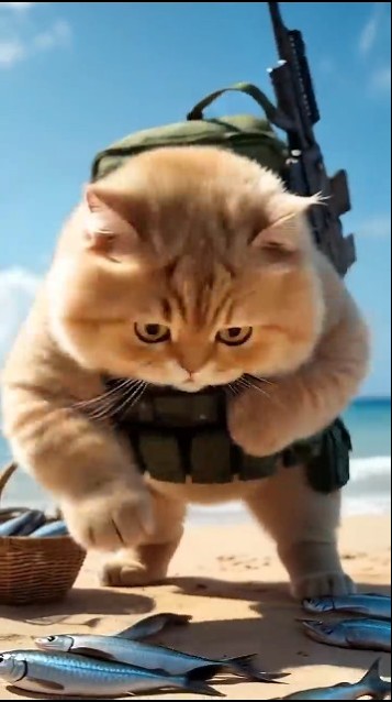Where is this commander going?😬 #cat #funny - YouTube