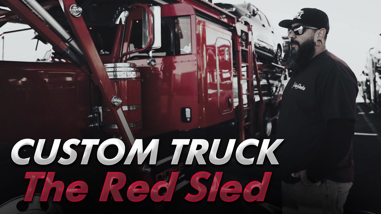 “The Red Sled” Modified Peterbilt 389. Review - YouTube